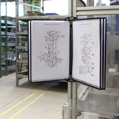 Wall unit with A4 pocket - Magnetic - Tarifold - Manutan.co.uk