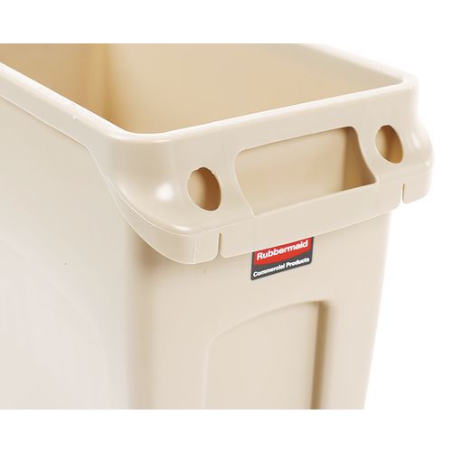 Slim Jim container with venting channels 60 l - Rubbermaid - Manutan.co.uk