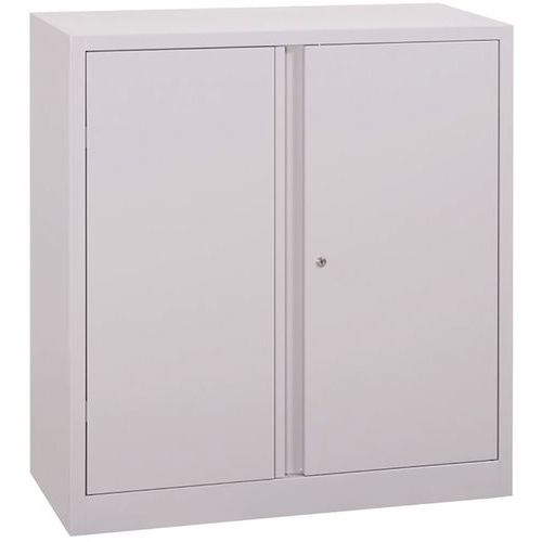 Compact, single-unit cabinet with hinged door - Height 100 cm - Manutan ...