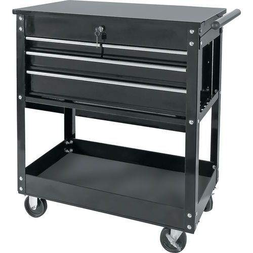 3 Drawer Tool Trolley | 1 Locking Tool Storage Chest | Phoenix Safe UK