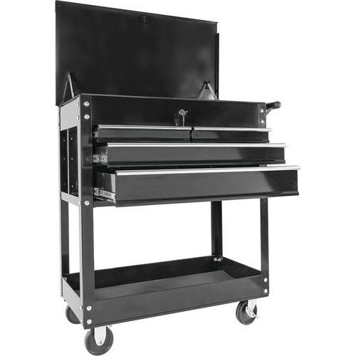 3 Drawer Tool Trolley - 1 Locking Tool Storage Chest - Phoenix Safe ...