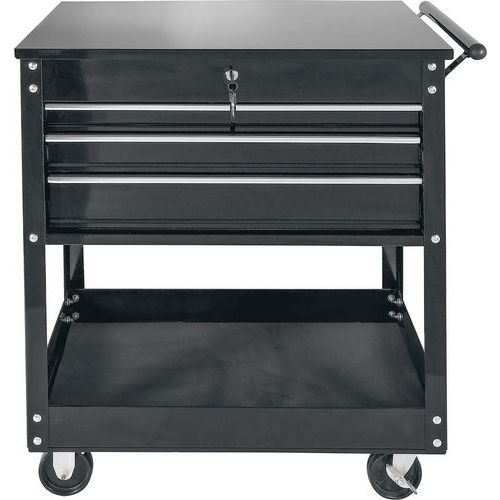 3 Drawer Tool Trolley - 1 Locking Tool Storage Chest - Phoenix Safe ...