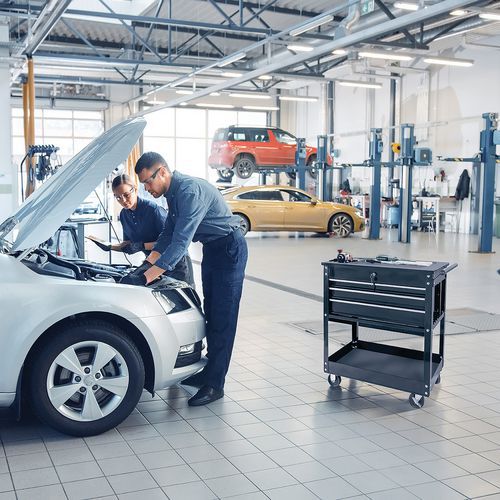 3 Drawer Tool Trolley | 1 Locking Tool Storage Chest | Phoenix Safe UK