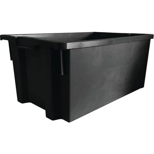 Five 27-70L Plastic Storage Boxes - Stackable & Nestable - Totebox UK ...