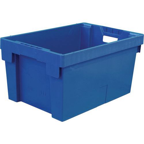 Five 27-70L Plastic Storage Boxes - Stackable & Nestable - Totebox UK ...