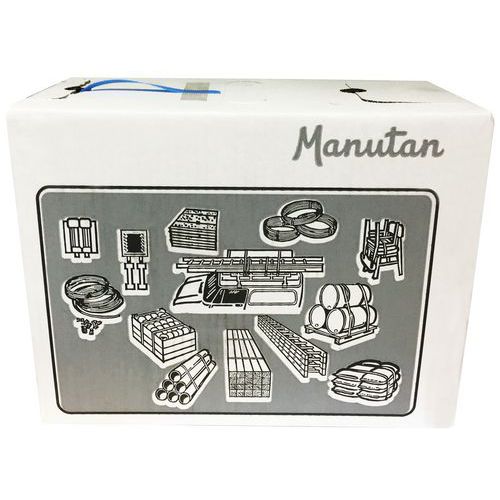 PP strapping case, blue - Manutan Expert - Manutan.co.uk