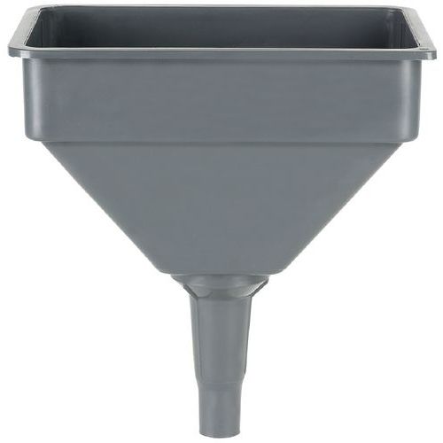 Square funnel with strainer - Tractor type - 280 x 190 mm - 4 l ...