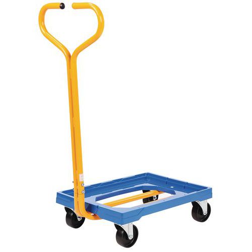 ABS Dolly With Handle For Moving Euro Containers/Boxes - Manutan Expert ...