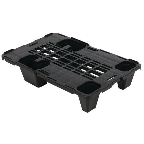 Stackable Lightweight Recycled Mini Pallet - Manutan