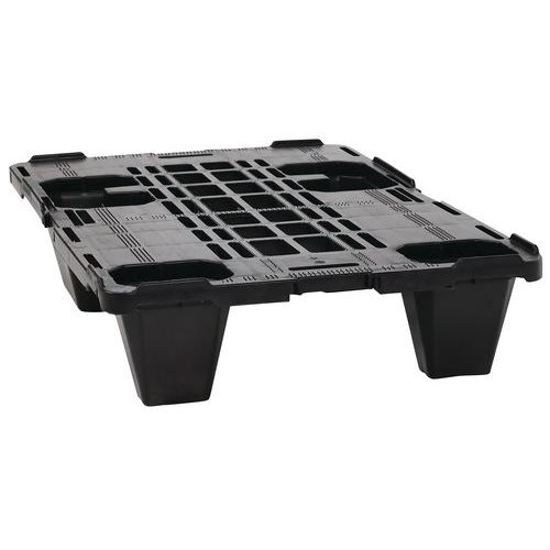 Stackable Lightweight Recycled Mini Pallet - Manutan