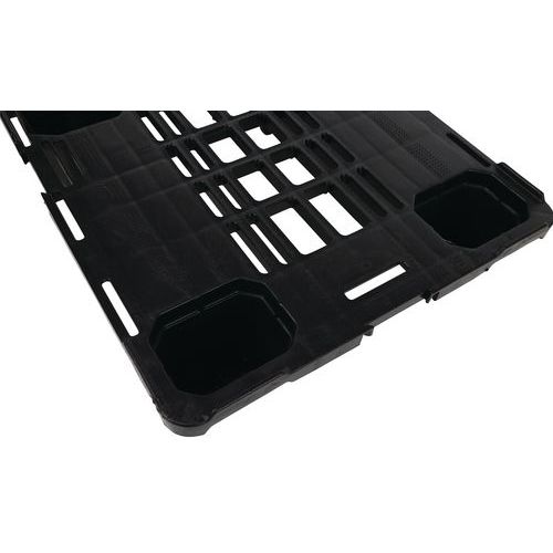 Stackable Lightweight Recycled Mini Pallet - Manutan