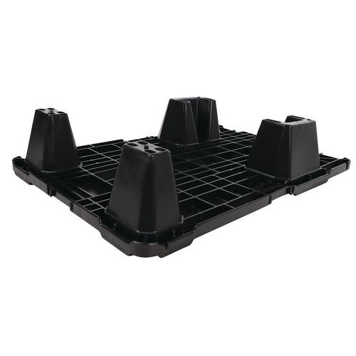 Stackable Lightweight Recycled Mini Pallet - Manutan