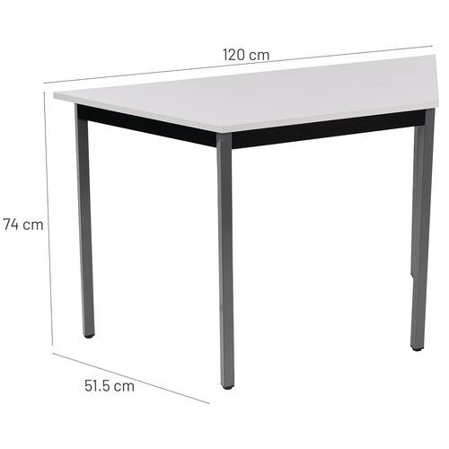 Trapezoid Conference Table - Modular Office Desks - MFC Top - Manutan ...