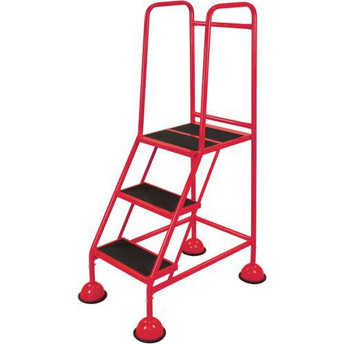 Large Mobile Platform Steps | Classic Plus Domed Feet Anti Slip