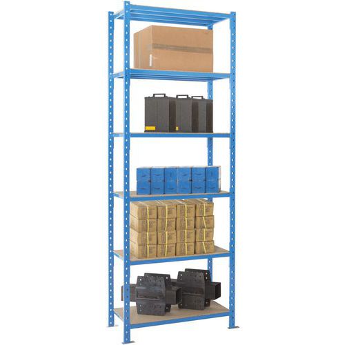 Combi-Plus shelving - Tubular shelf + wooden platform - Manorga ...