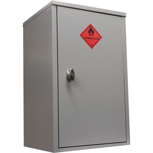 Zinc Coated COSHH Flammable Storage Cabinet | 1 Door & 1 Shelf