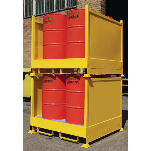 Stackable Drum Storage Pallets | Drum & Cylinder | Manutan UK