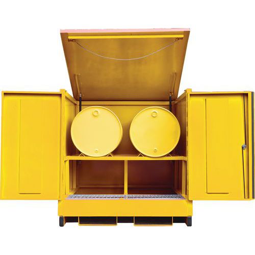 Lockable Drum Storage Unit | Drum & Cylinder | Manutan UK