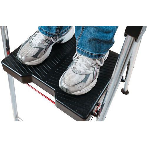Werner Folding Step Stool/Step Ladder | 2 Steps | Commercial/Kitchen