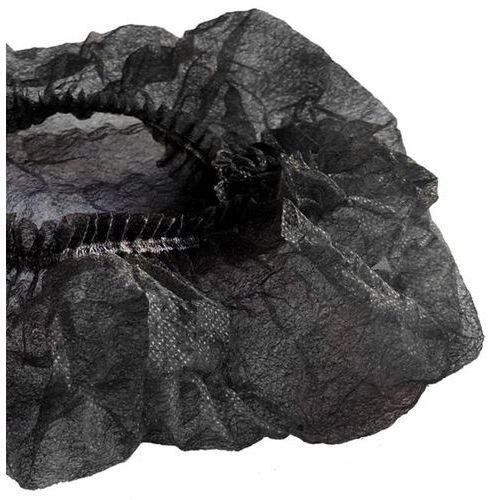 Black disposable cap, HACCP compliant and food-safe - Manutan.co.uk