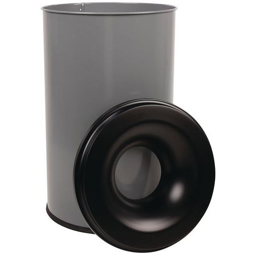 Fire Resistant Metal Waste Bin - Manutan Expert - Manutan.co.uk