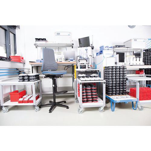 Bimos Neon ergonomic workshop chair frame - High - Manutan.co.uk