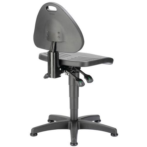 Bimos Isitec workshop chair - Low - On pads - Manutan.co.uk