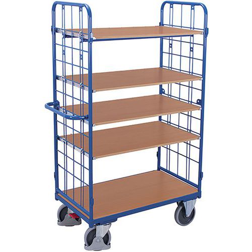 Tall trolley with five shelves - SW series - Manutan.co.uk