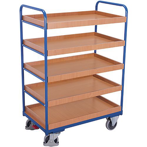 Tall trolley with five shelves - SW series - Manutan.co.uk