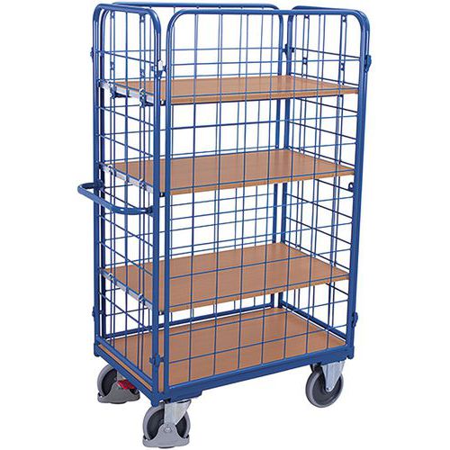Tall trolley with four shelves - SW series - Manutan.co.uk