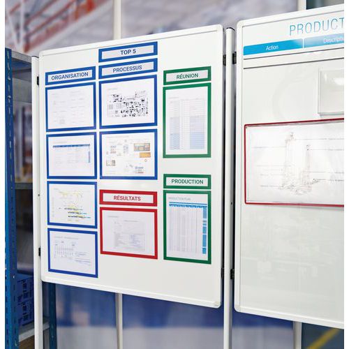 Magneto Pro Solo magnetic display frame - Tarifold - Manutan.co.uk
