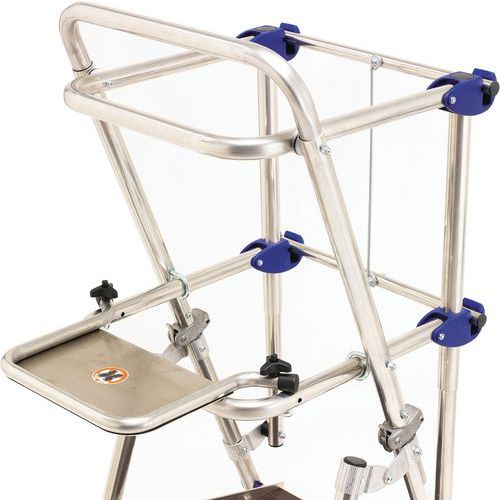 Aluminium Work Platform | Folding Step Ladder System | Manutan UK