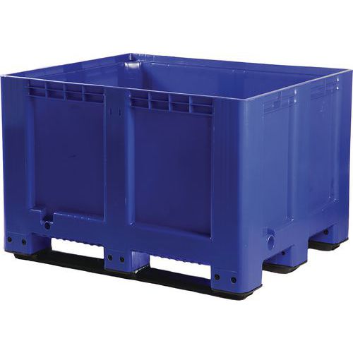 Plastic Pallet Boxes With Solid Sides - Manutan.co.uk