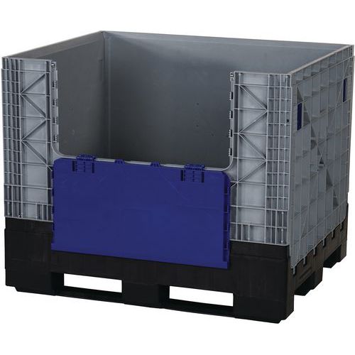 Budget Collapsible Pallet Box - 830L - Manutan.co.uk