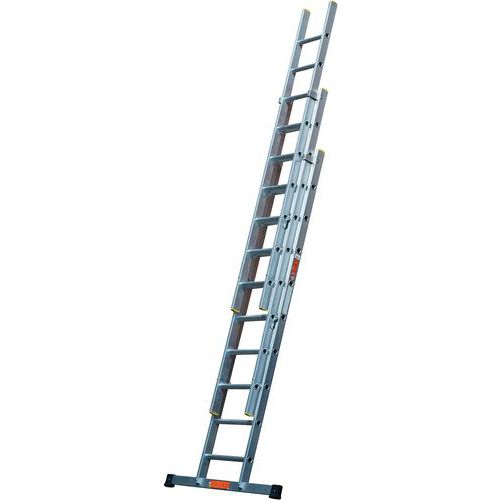 Triple Telescopic Extension Aluminium Ladders With Stabiliser Bar ...