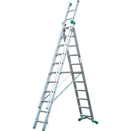 Telescopic Combination Ladder | Triple Extension | Industrial Aluminium