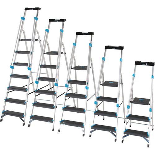 Premier Extra Large Platform Step Ladders | Ladders | Manutan UK