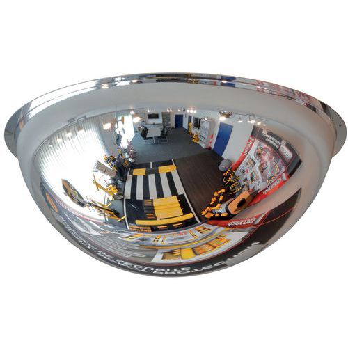 360° domed surveillance mirror - Dancop - Manutan.co.uk