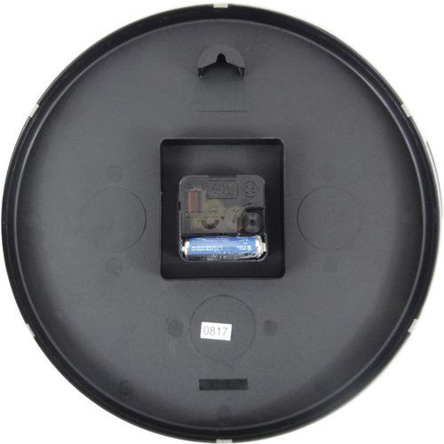 Pop wall clock - Black - Unilux - Manutan.co.uk