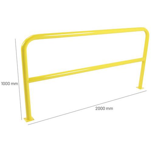 Plate-mounted safety barrier Ø 59 mm | Manutan UK