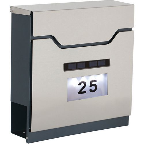 Phoenix Estilo Top Loading Letter Boxes - Stainless Steel - Key Locks ...
