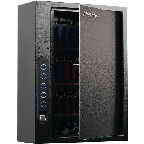 Phoenix Hook Wall Key Safe Box -Electronic Lock & Fingerprint Scanner ...