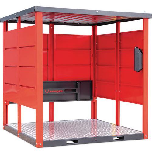 Portable Outdoor Smoking Shelter - Forma-Shelta - Armorgard - Manutan.co.uk