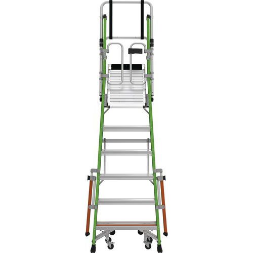 Fibreglass Step Ladder - 2 To 10 Rungs - Little Giant Safety Cage ...