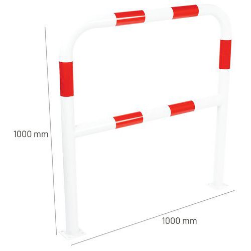 Plate-mounted safety barrier, dia. 59 mm - Manutan Expert - Manutan.co.uk