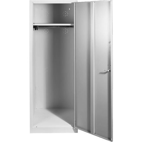 Wide Metal Uniform Locker Large Single Cabinet for Workwear Storage ...
