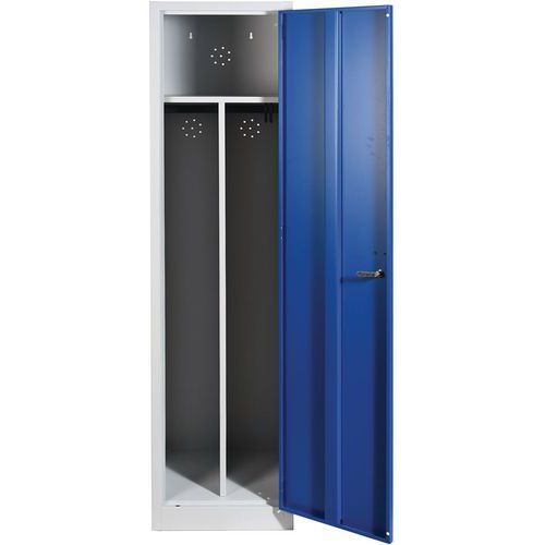 Clean & Dirty Locker - Deep Metal Cabinet - Workwear Lockers - Manutan ...