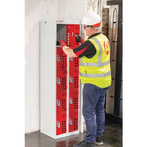 Powerstation 6 Door Battery-Charging Locker | Lockers | Manutan