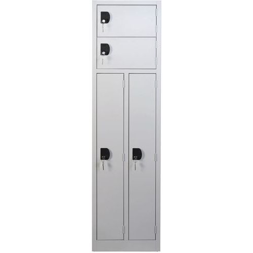 2 Person Storage Lockers - 1800x450x450mm | Free Delivery | Manutan UK