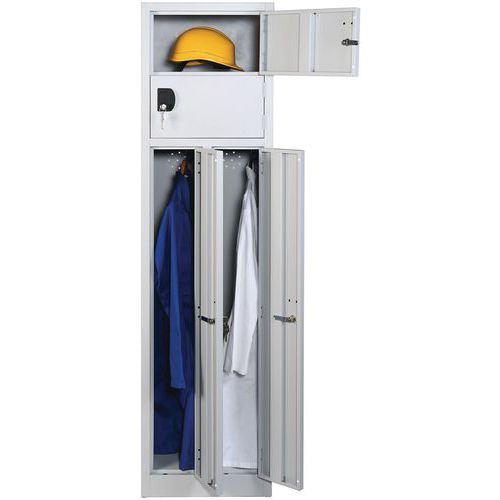2 Person Storage Lockers - 1800x450x450mm | Free Delivery | Manutan UK